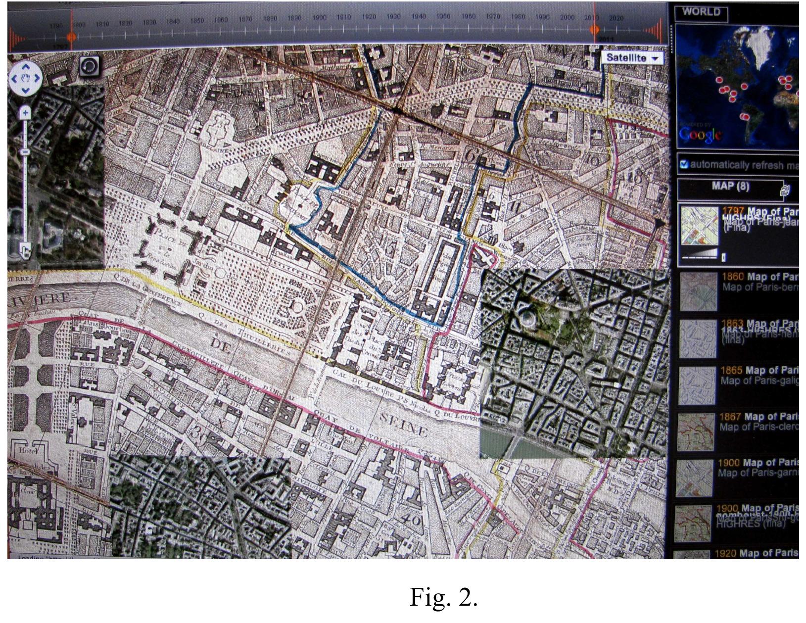 Ultimately capable of spanning the history of paris from
