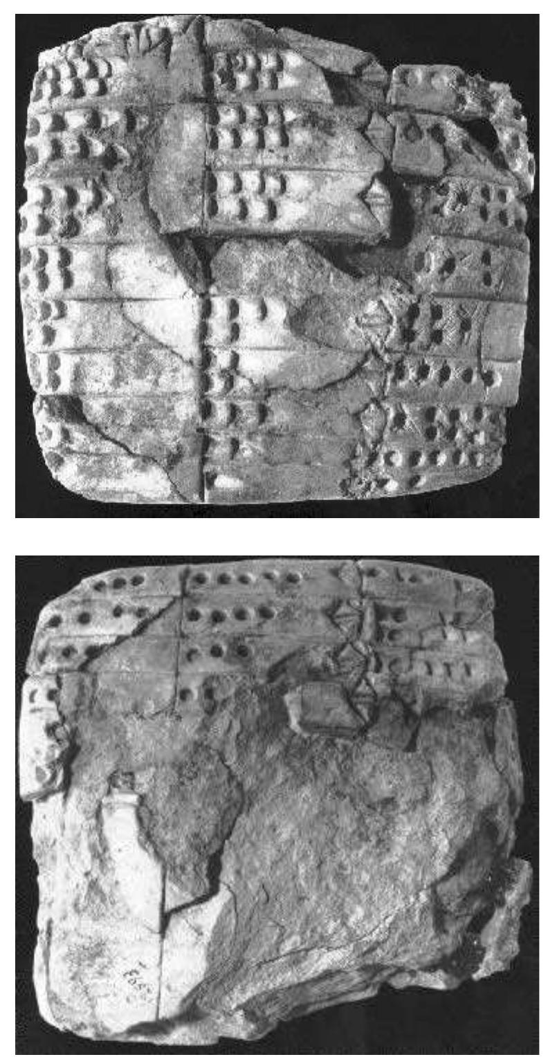 3 the world’s oldest datable mathematical table, from