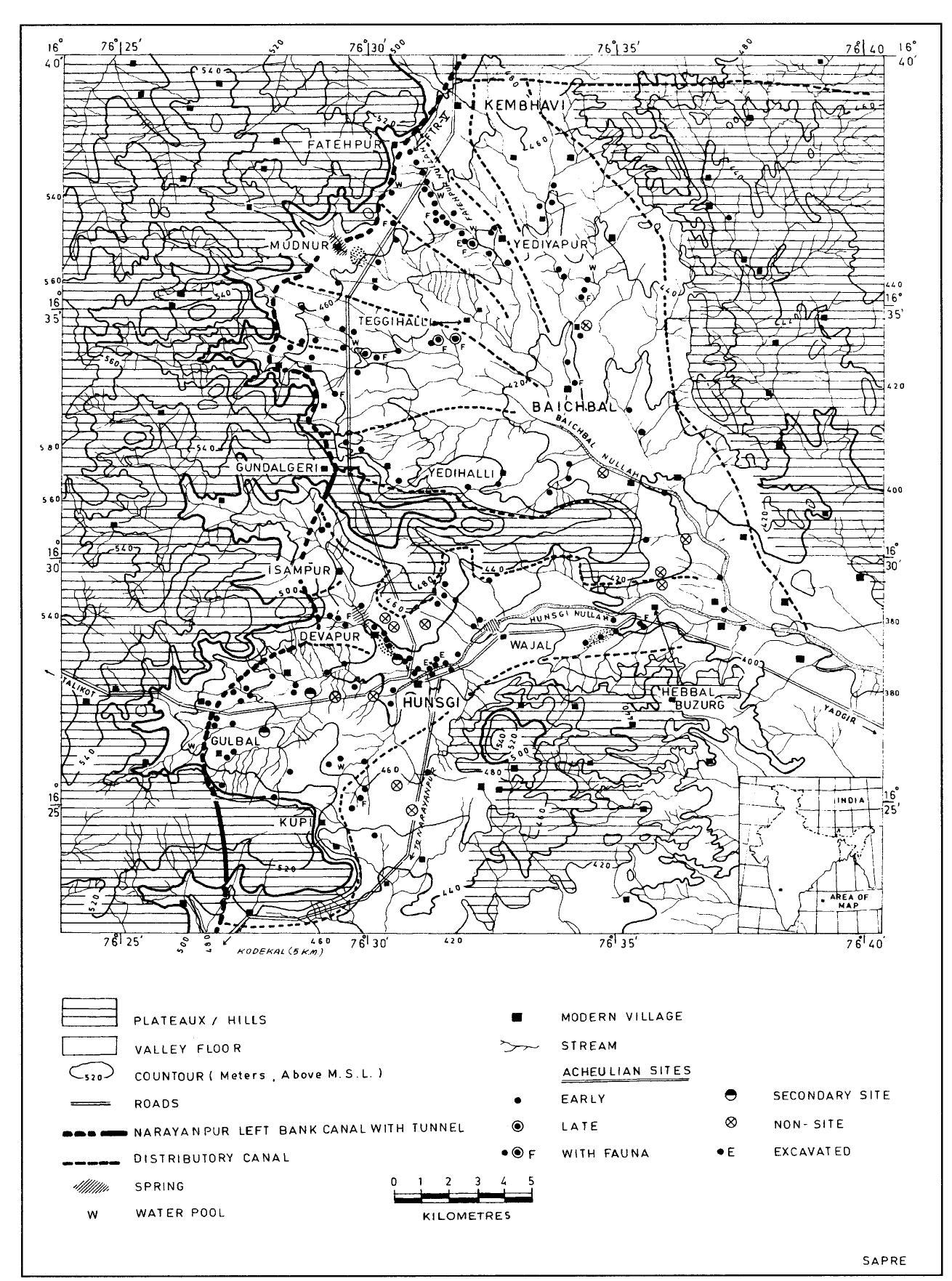 Deccan plateau. the valleys are separated from each other by