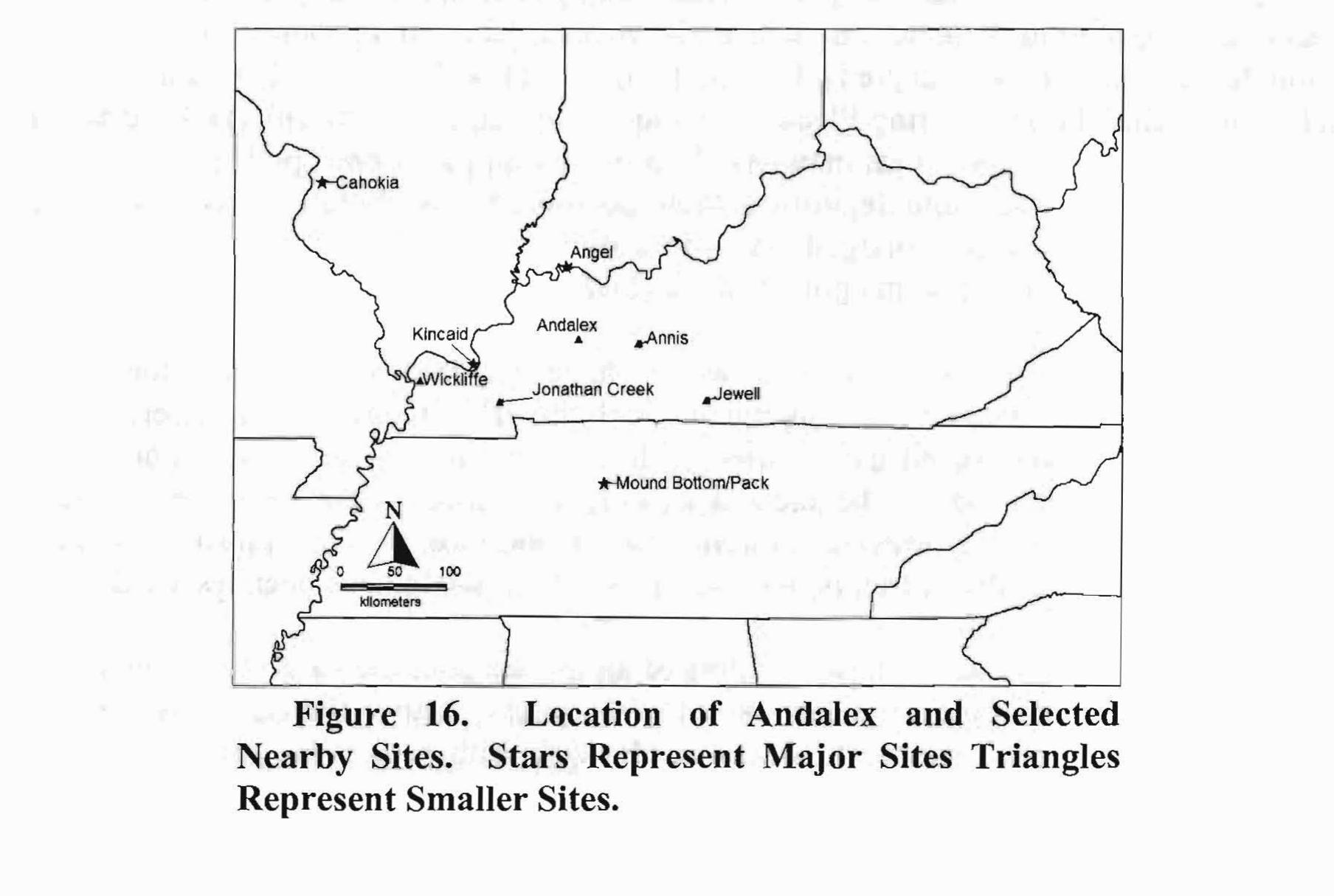 Not including martin, the nearest mound site is andalex,