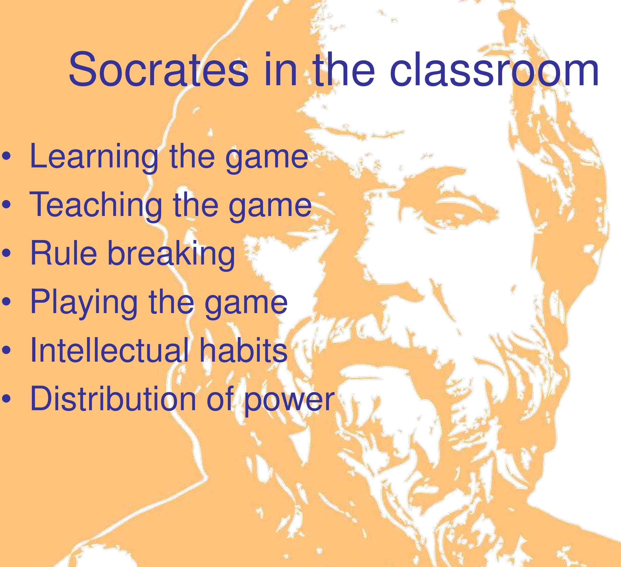 Figure 10 - Socrates in the Classroom