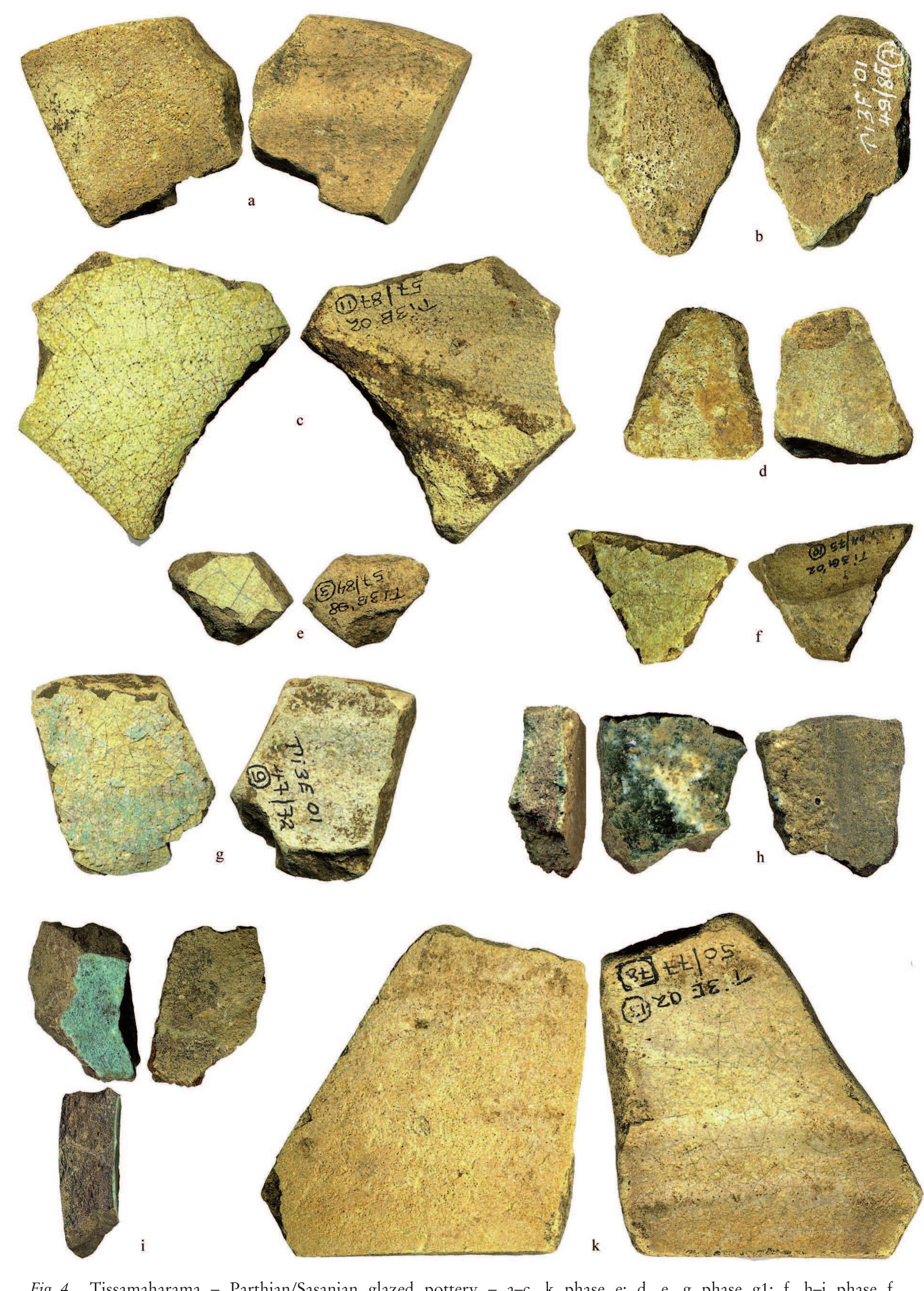 Parthian glazed pottery from sri lanka and the indian ocean