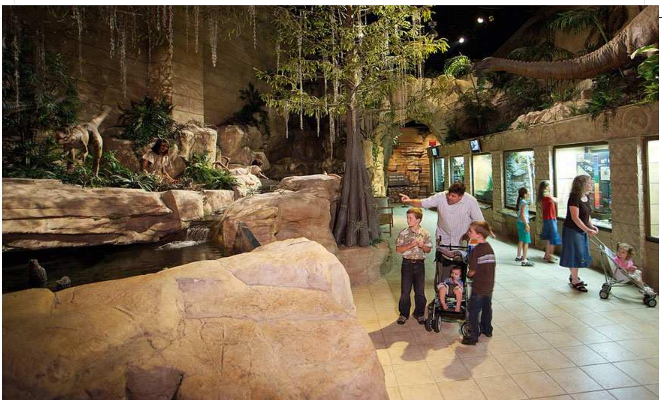Photo 1. the creation museum's suggested caption: “a
