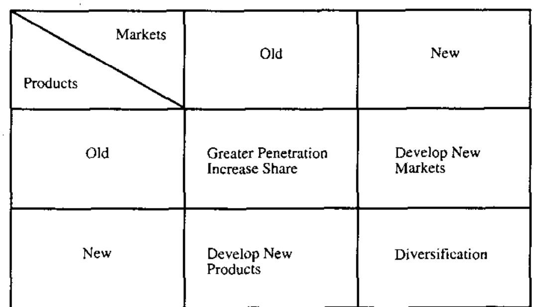 Source: adapted from h. igor ansoff, corporate strategy {new