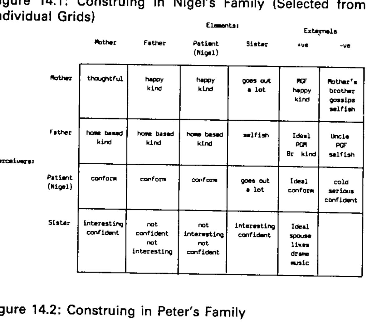 Figure 2 - from Repertory grids in family therapy and