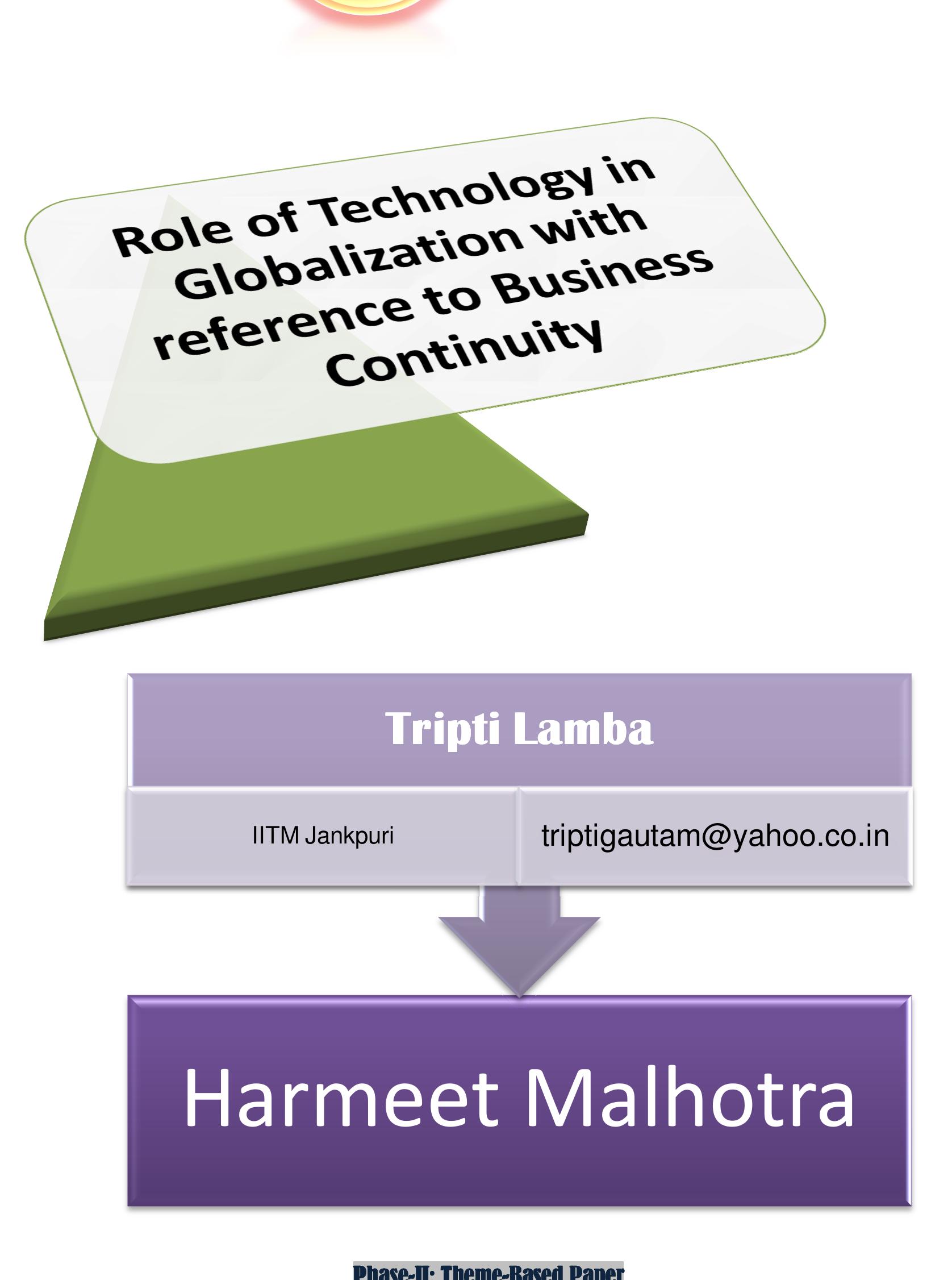 (PDF) Role of Technology in Globalization with reference to Business ...