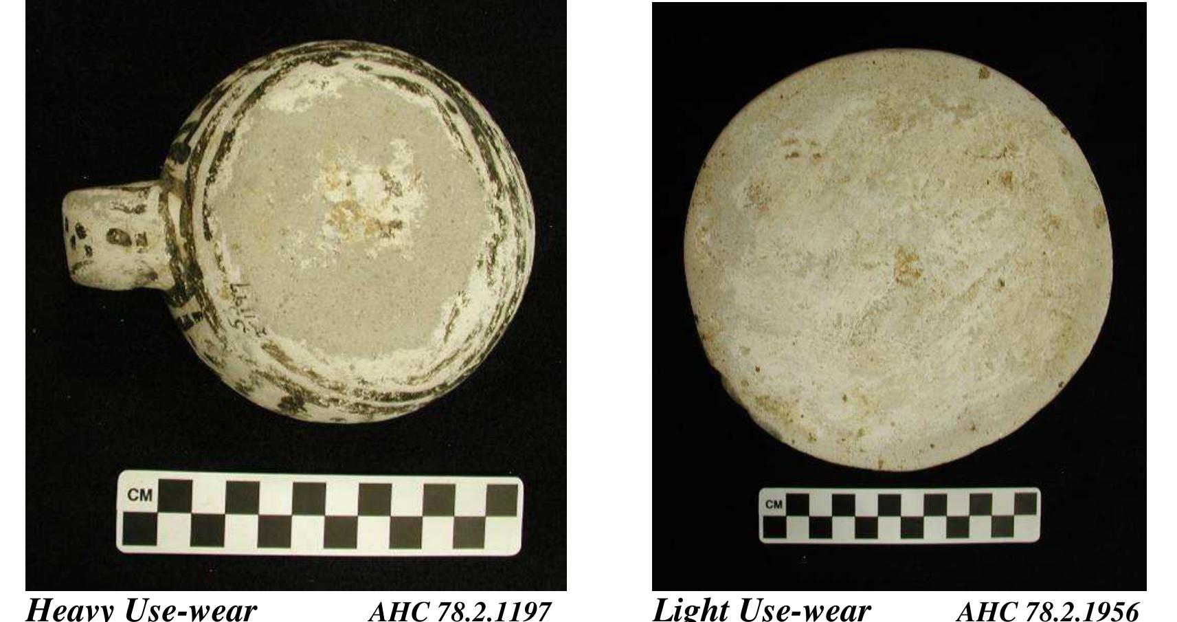 1 — examples of wear patterns