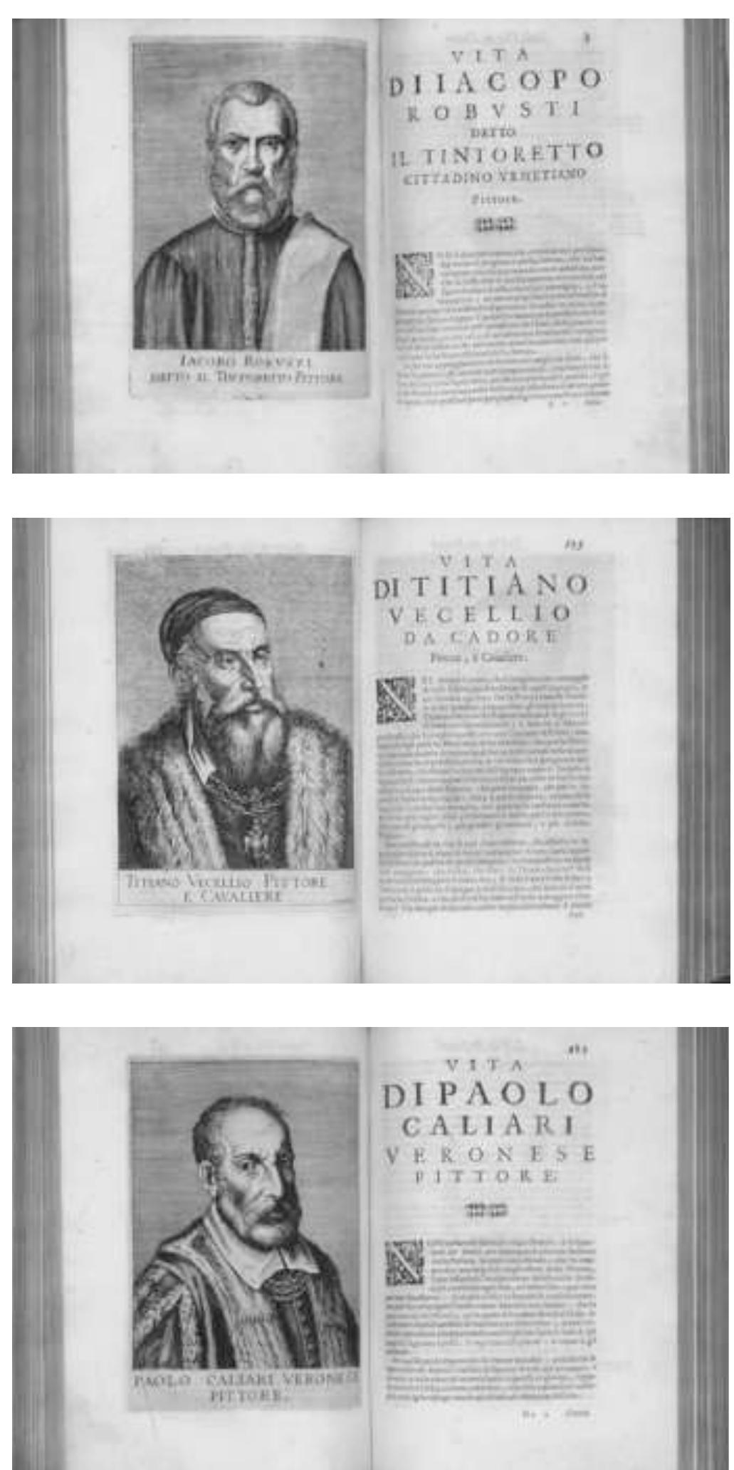 4 portrait of tintoretto from carlo ridolfi, le maraviglie