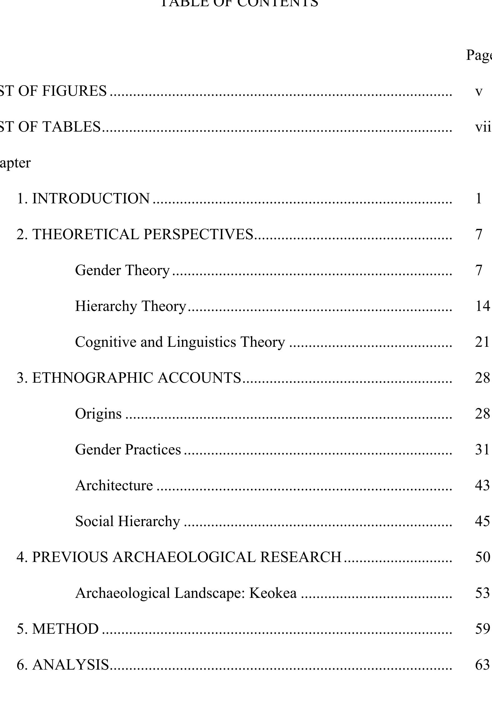 Table 1 - Gender, social hierarchy, and the kapu system in