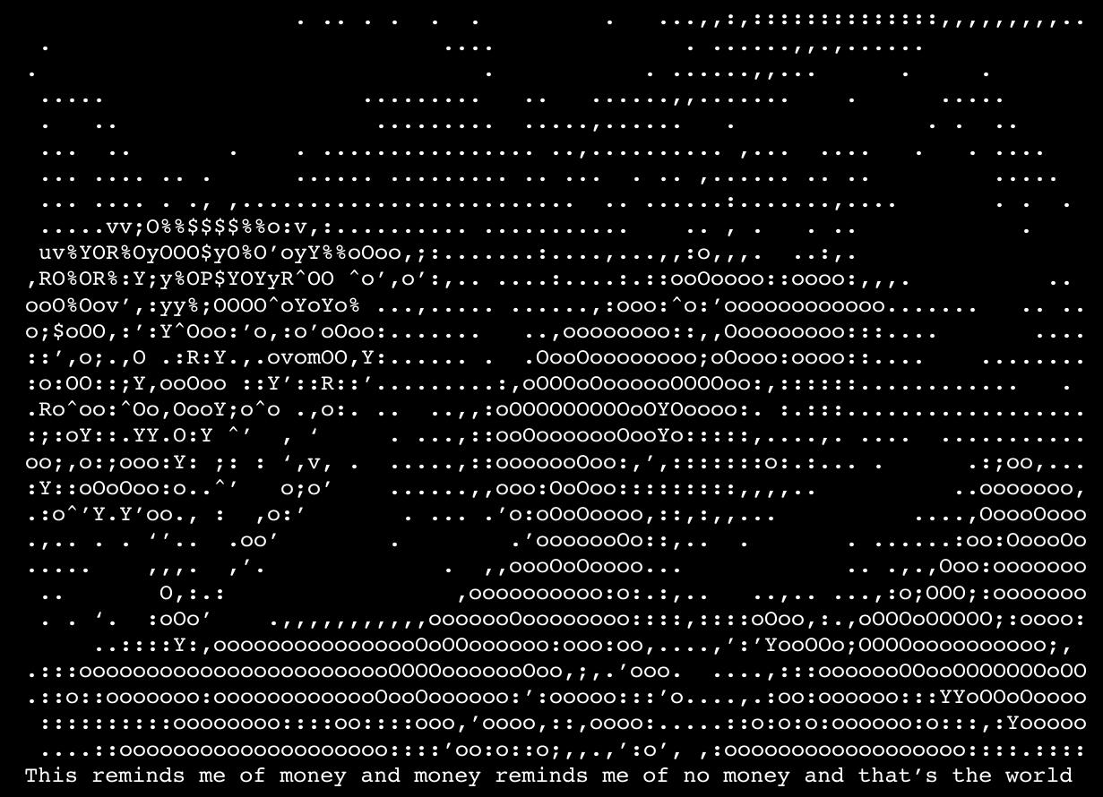 Figure 109 - Deep ASCII, A Novel