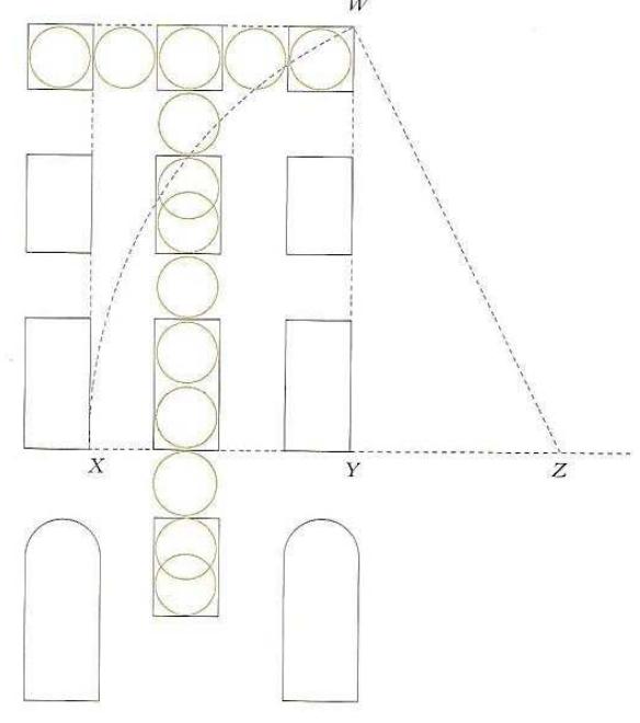 Classical proportions of a typical facade