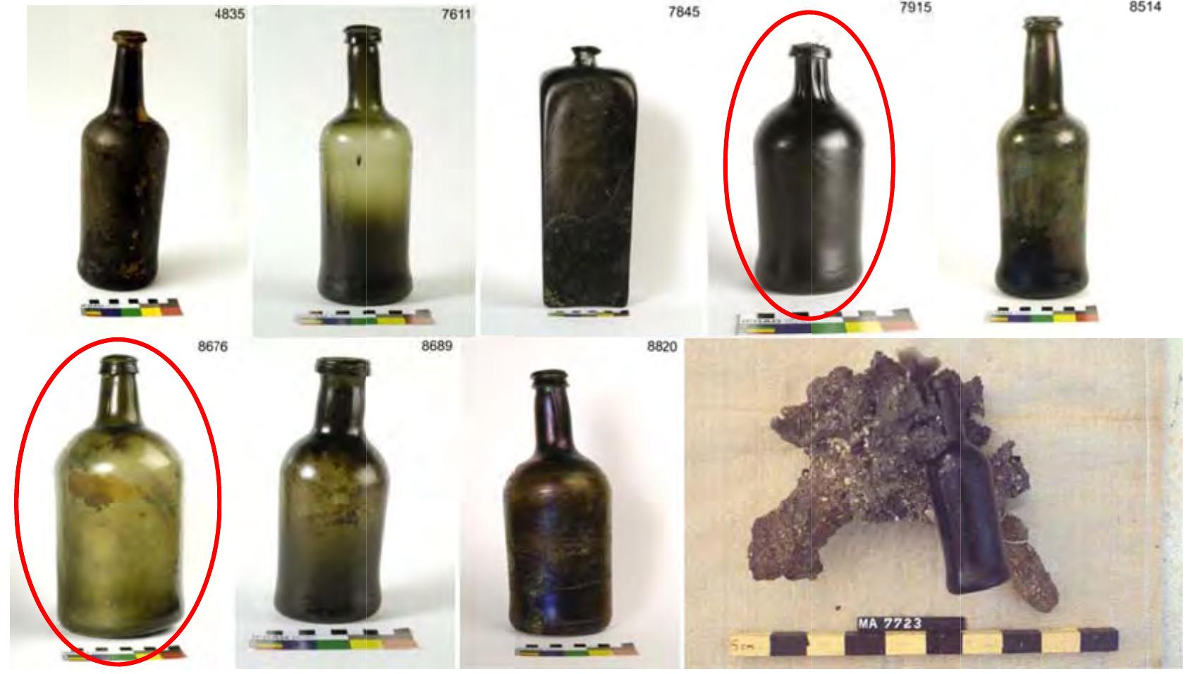 Sample representation of hms pandora artifacts. anomalies