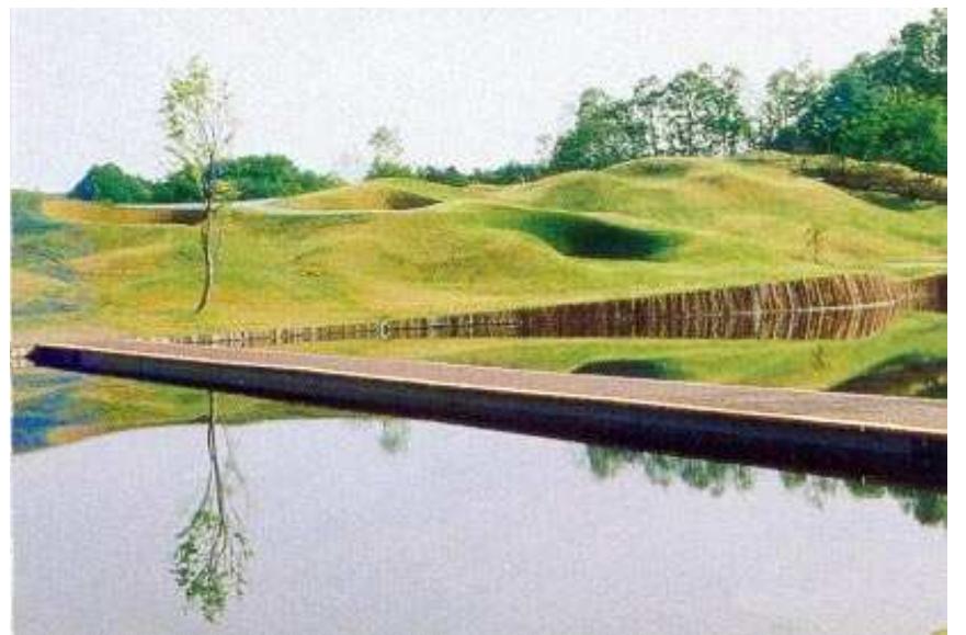 2. use of fibra elements as tendons in the pontoon bridge at