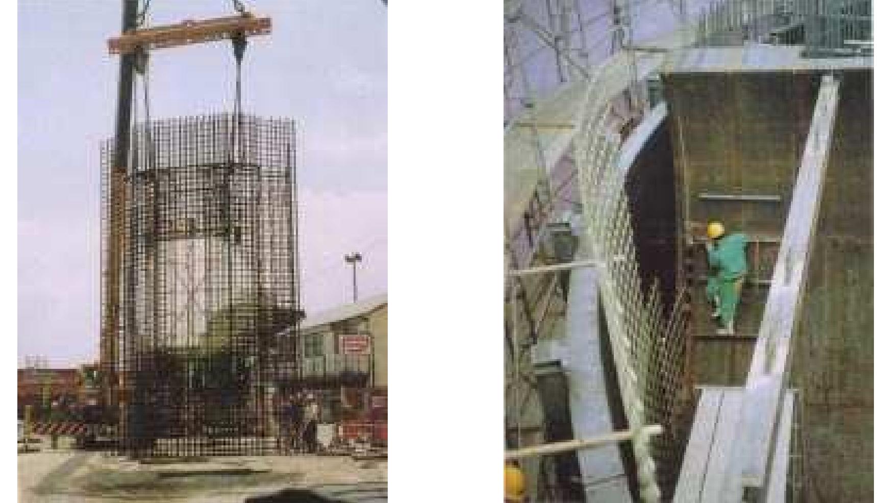 96. lifting of a multi-element wall section. pg. 0.90,