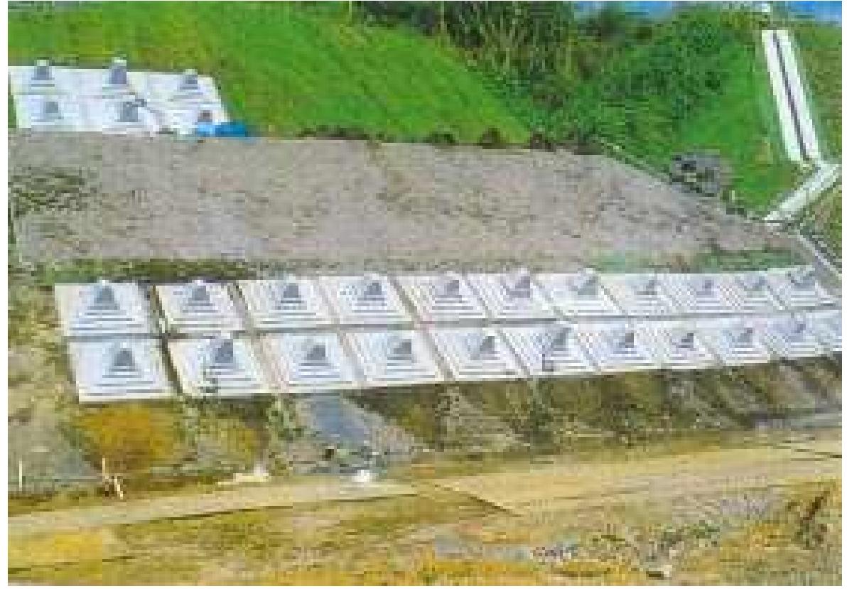 110. site with cfcc ground anchors. cfcc ground anchors