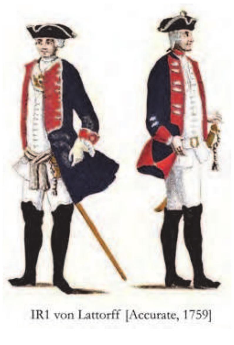 Figure 2 - Prussian Musketeer Regiments of the War of