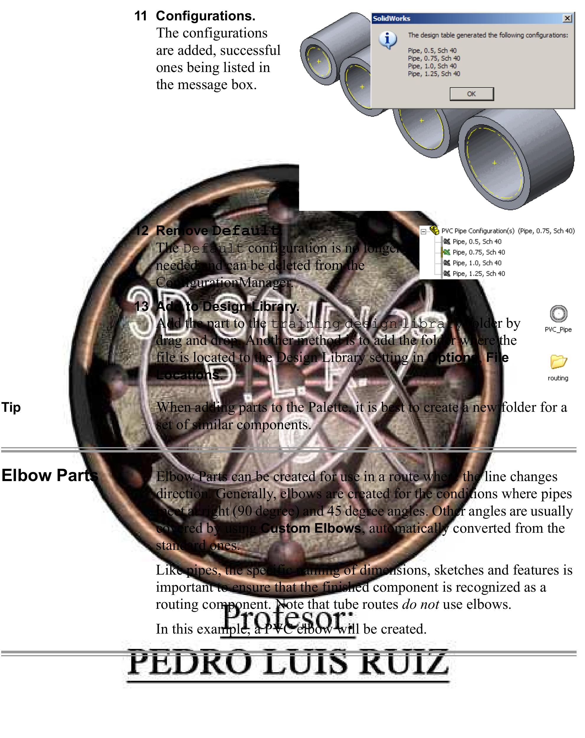 Figure 99 - Manual de SolidWorks Routing