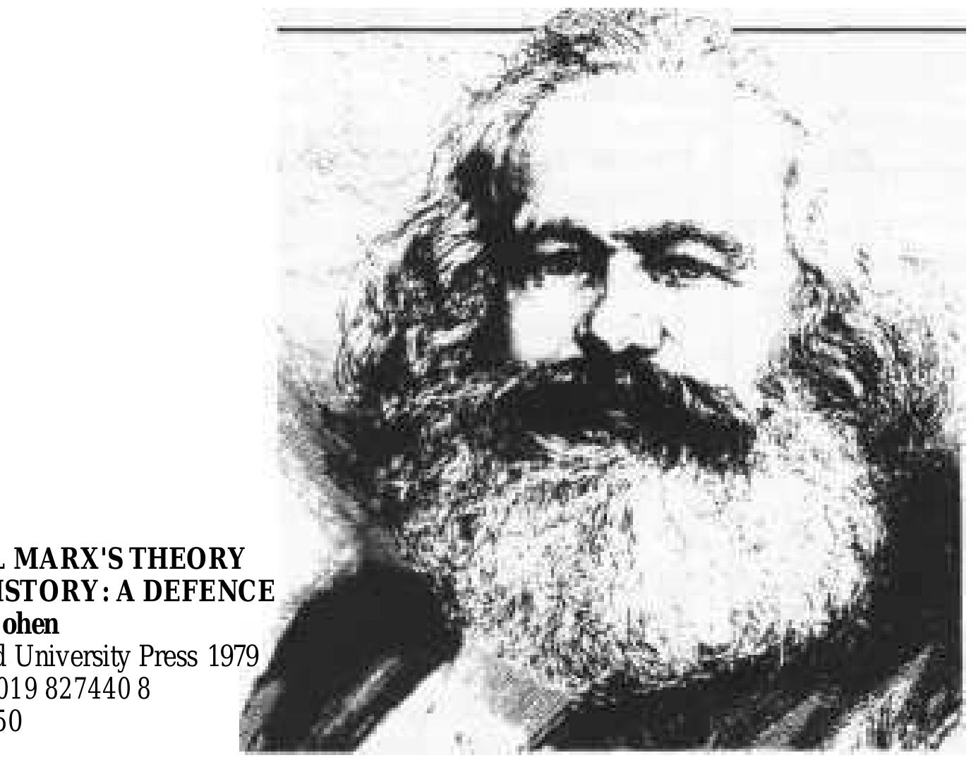 Figure 1 - Karl Marx's theory of history: a defence