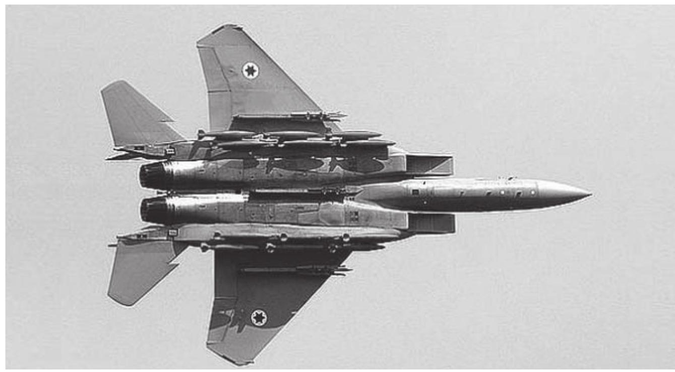 Heavy hitter. the f-15] raam (“thunder”), depicted also on