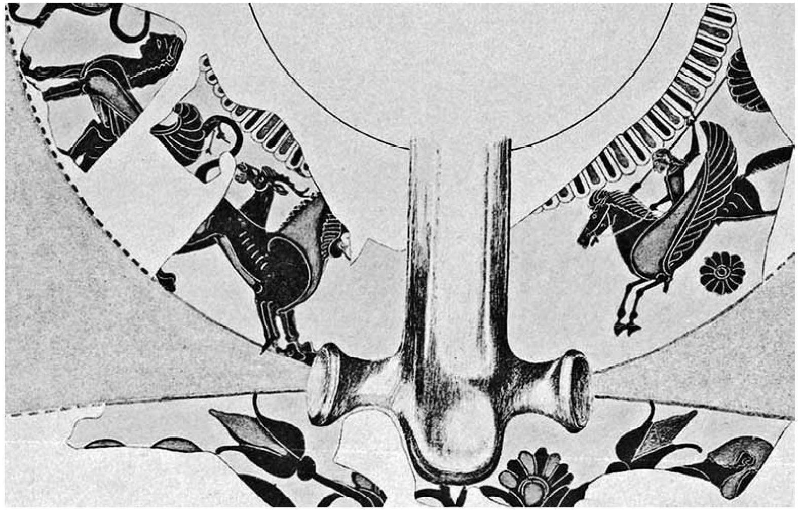 Figure 11 - "The Chimaera, Pegasus and Bellerophon in Greek