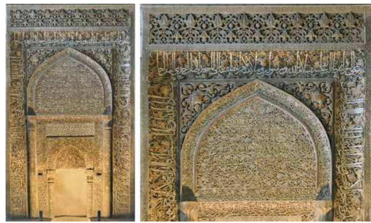 The mihrab commissioned by oljeytu for the congreta- tional