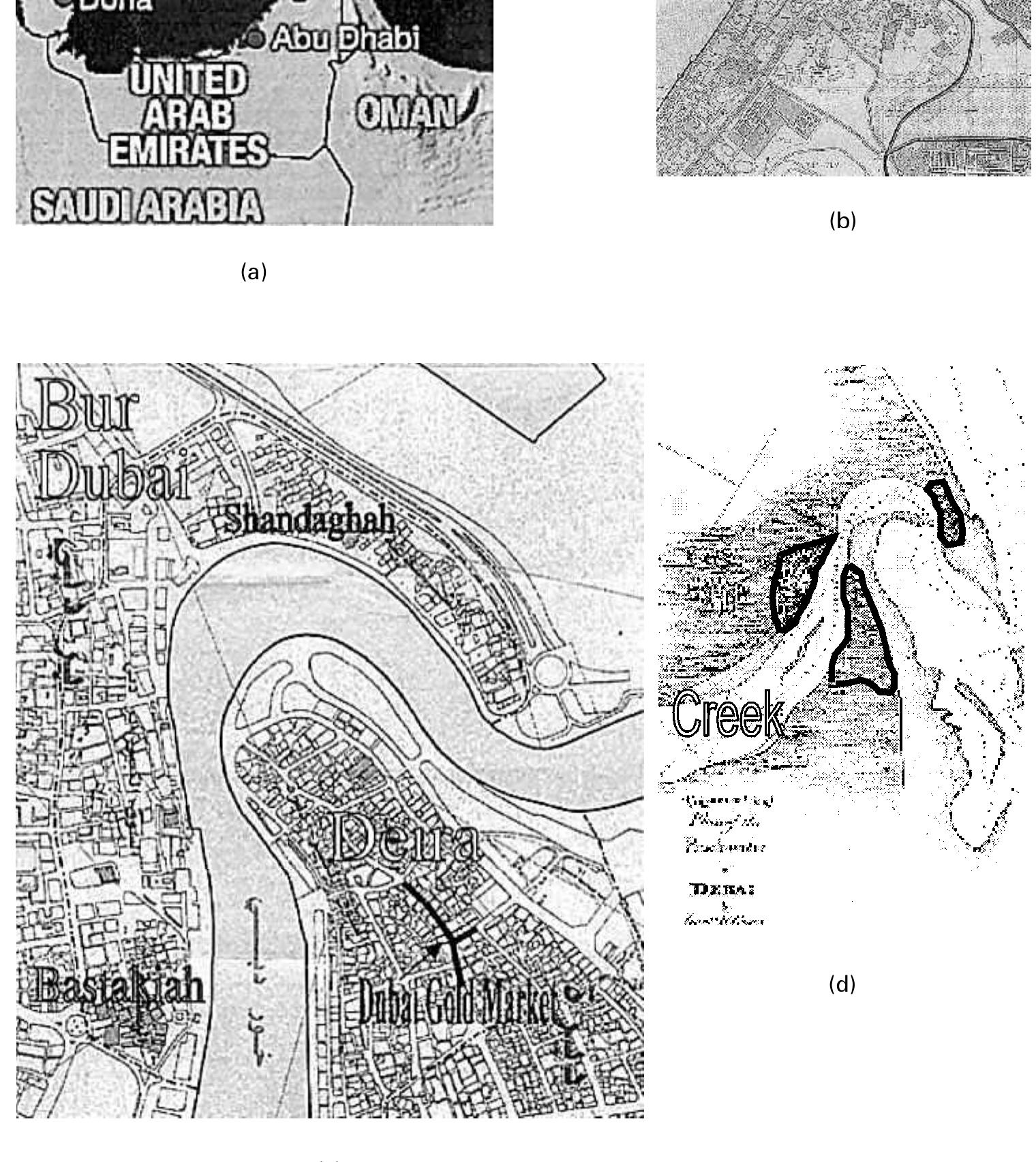Dubai's urban context. (a) geographical location of the uae.