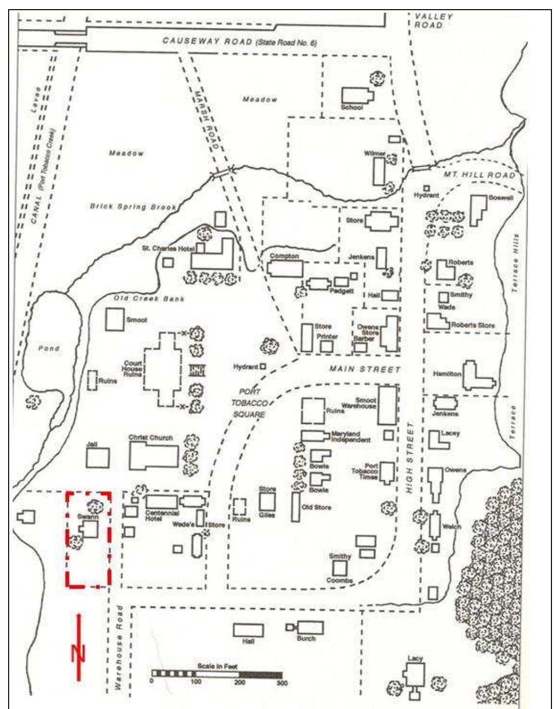 -8. barbour map of 1942, adapted by shomette (2000). n.b.