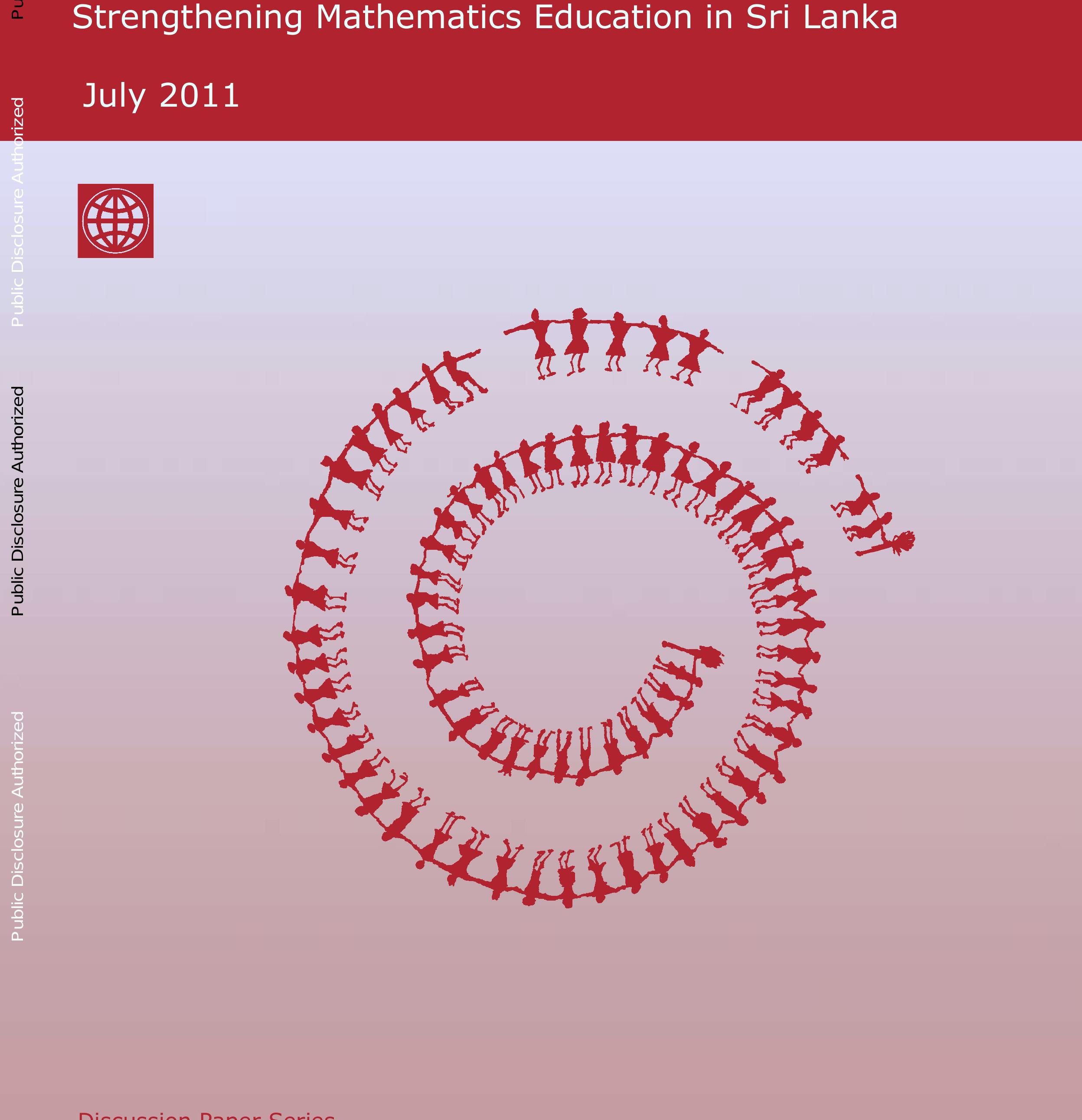 Figure 1 - Strengthening Mathematics Education in Sri Lanka