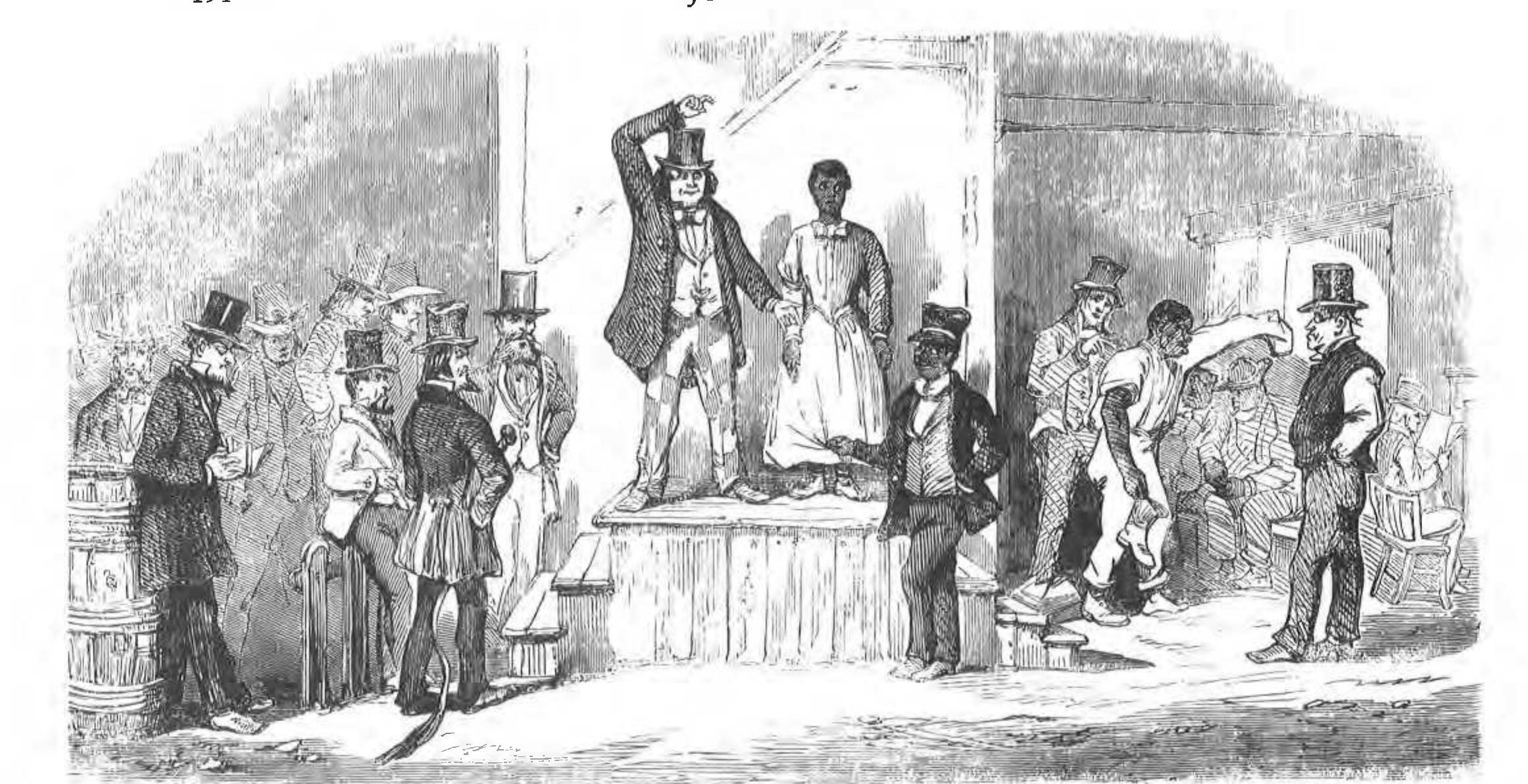 “a slave-auction at richmond, virginia”, from a life study