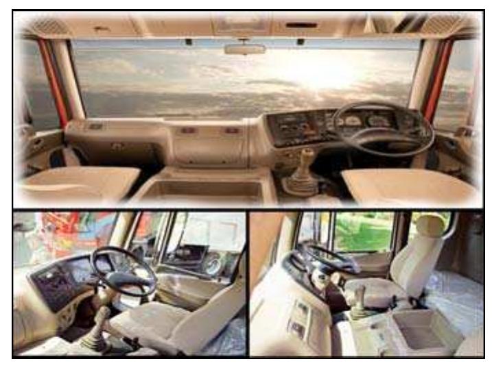 To design the interior of a truck cabin for indian markets