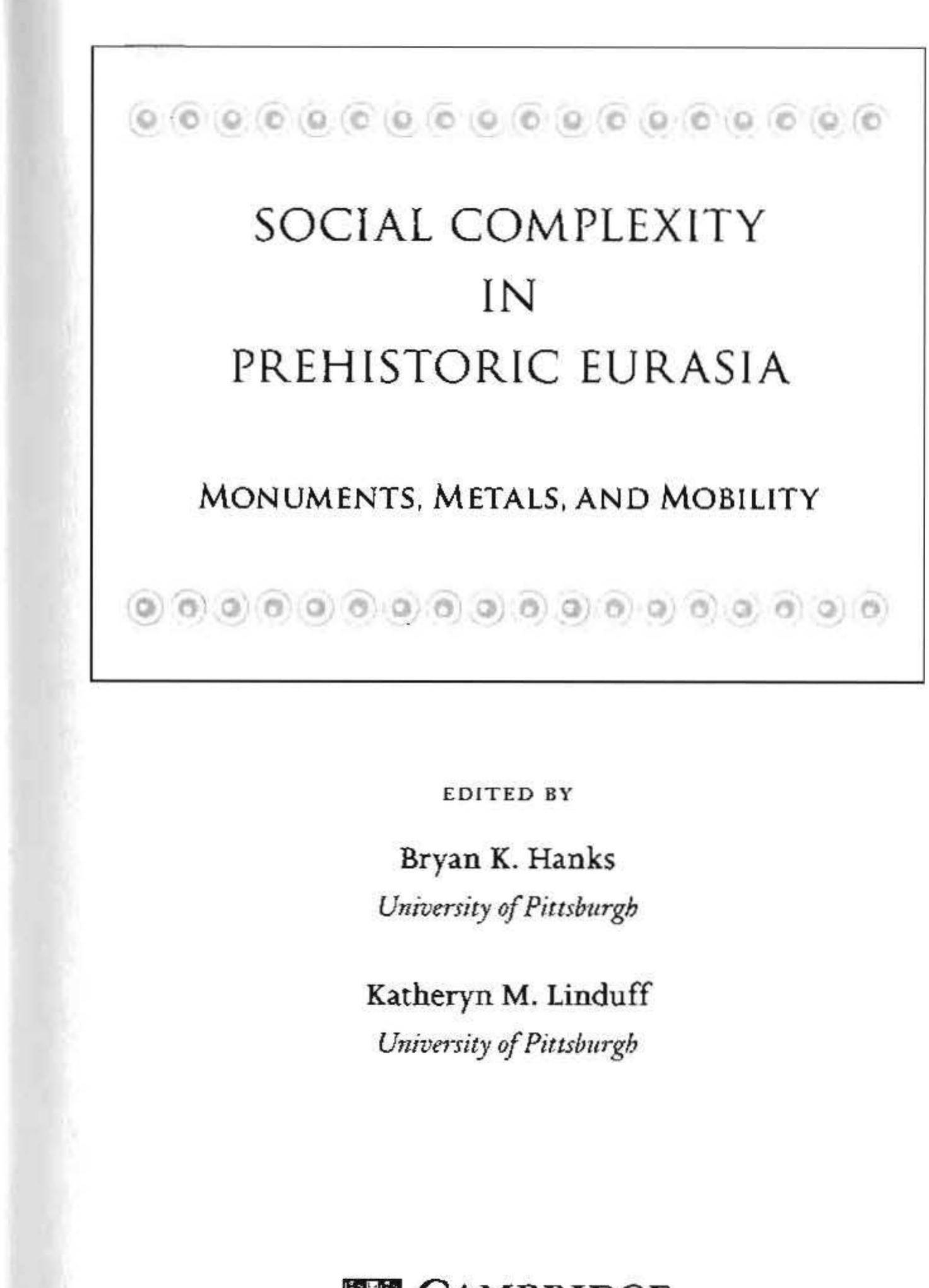 Figure 1 - Anthony 1999 The Sintashta Genesis: the roles of