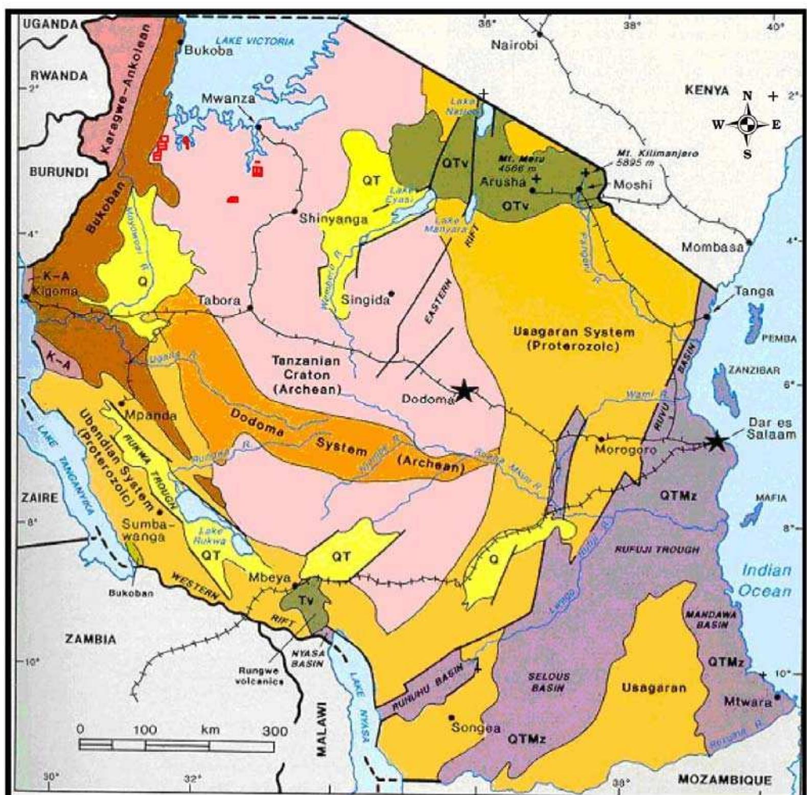 Figure 2 - from Geological Evaluation of the Gold Potential
