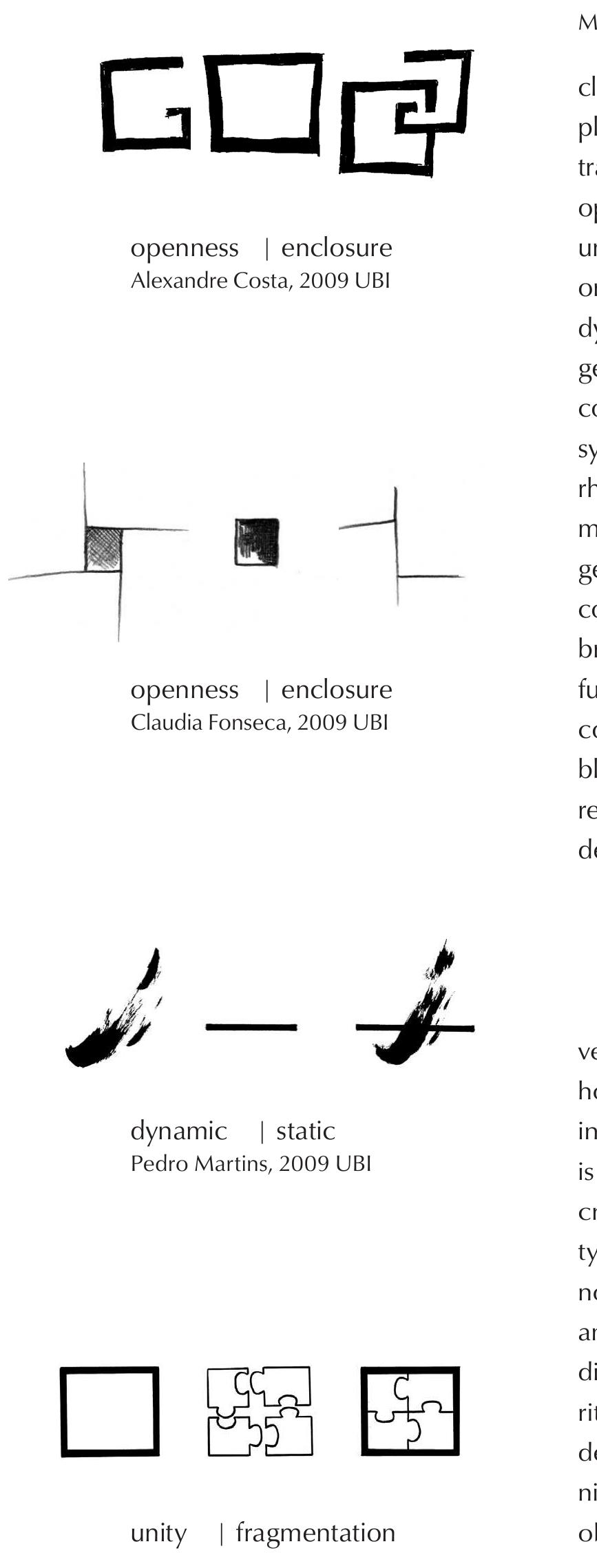 Figure 5 - Ideograms in Architecture. Between Sign and