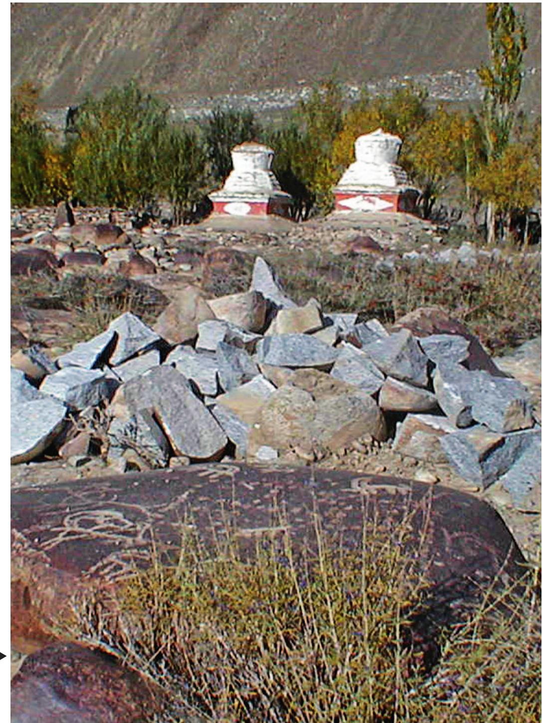 Petroglyphs testify to the myths and beliefs of those