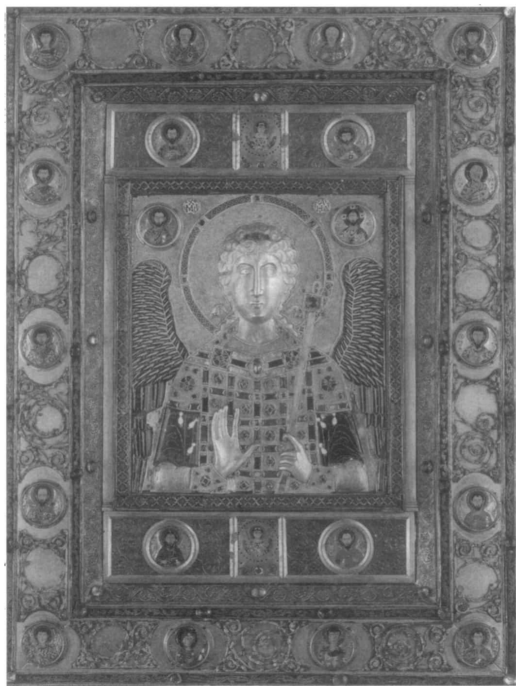 1 icon of the archangel michael, late 10th century, enamel