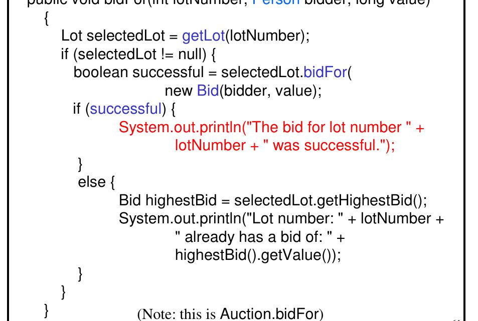 Figure 29 - Objects first with Java