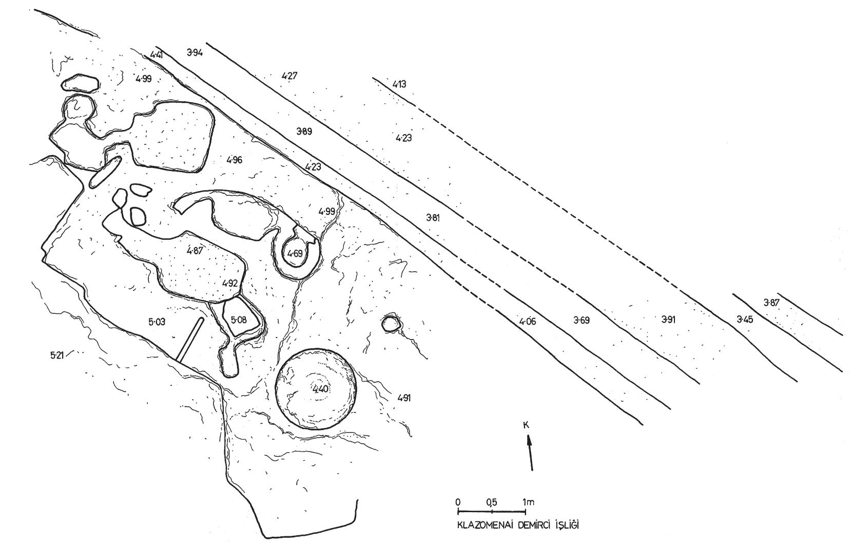 Plan of the complex. drawing by h. cevizoglu.