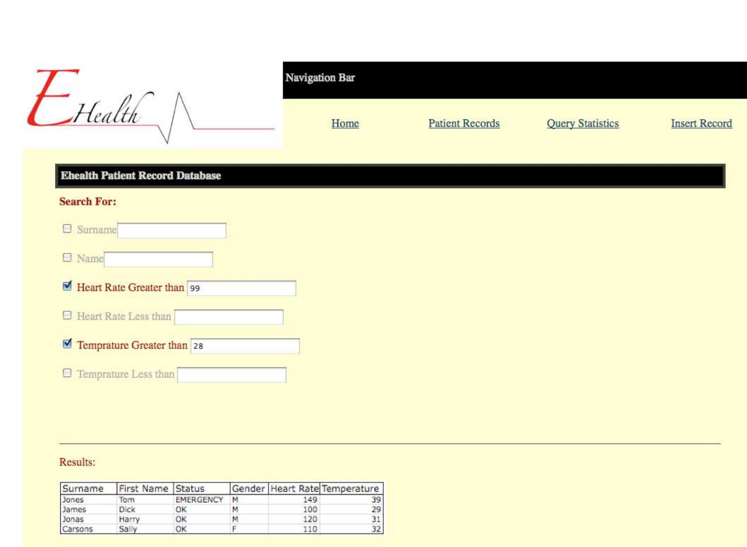 Search screen figure 2. the home page