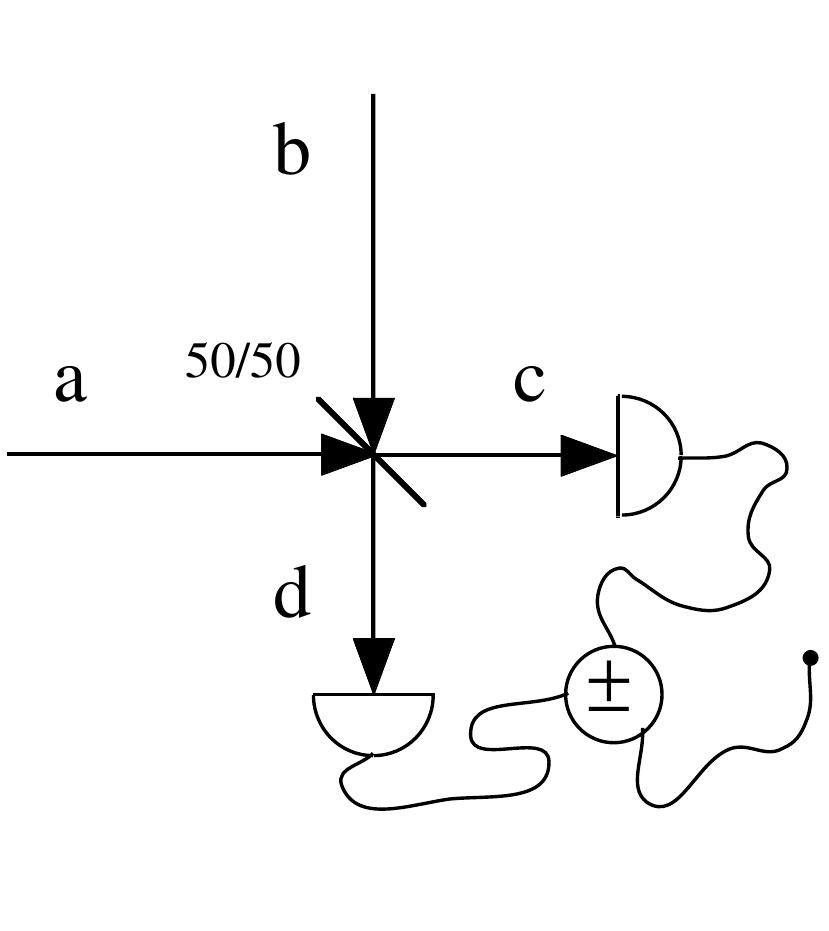 9: schematic of a balanced detector.
