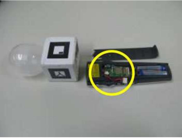 The internal components of the manipulation tool included a