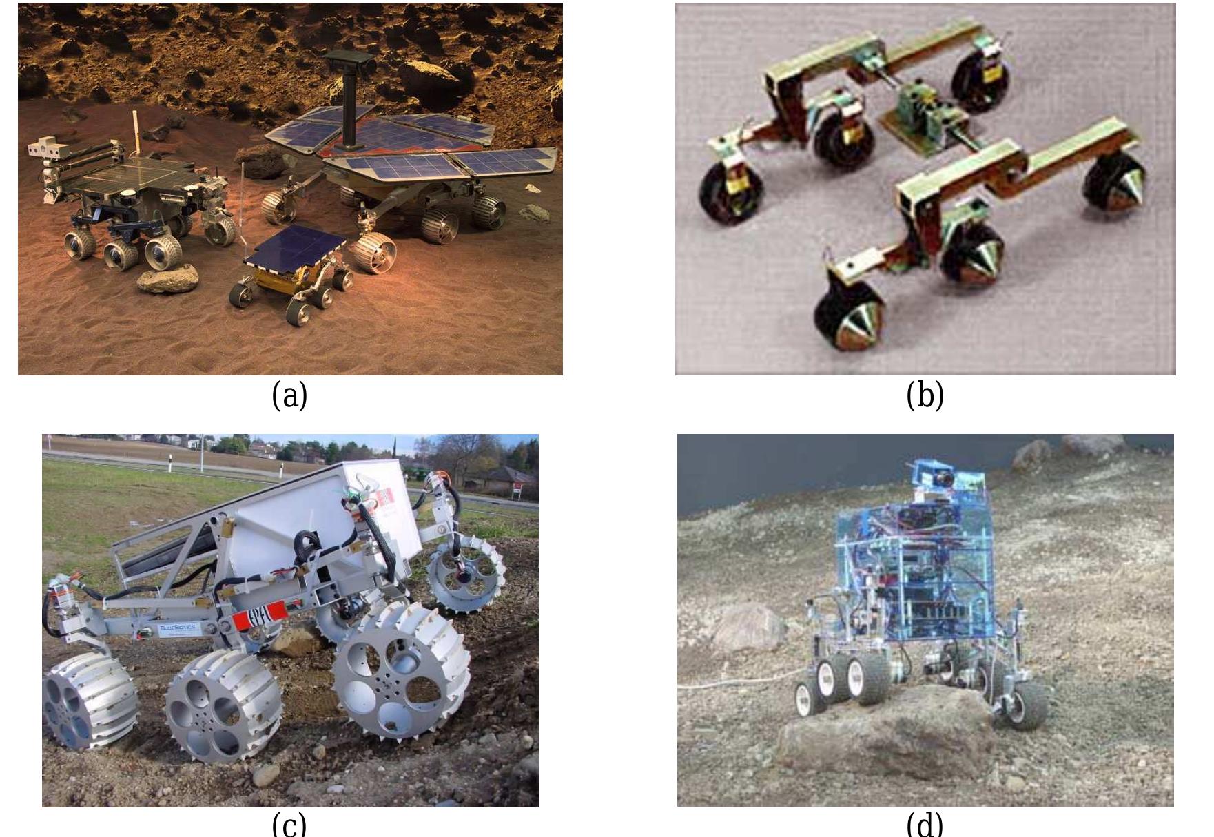 (a) nasa’s planetary rover family; (b) rocker-bogie
