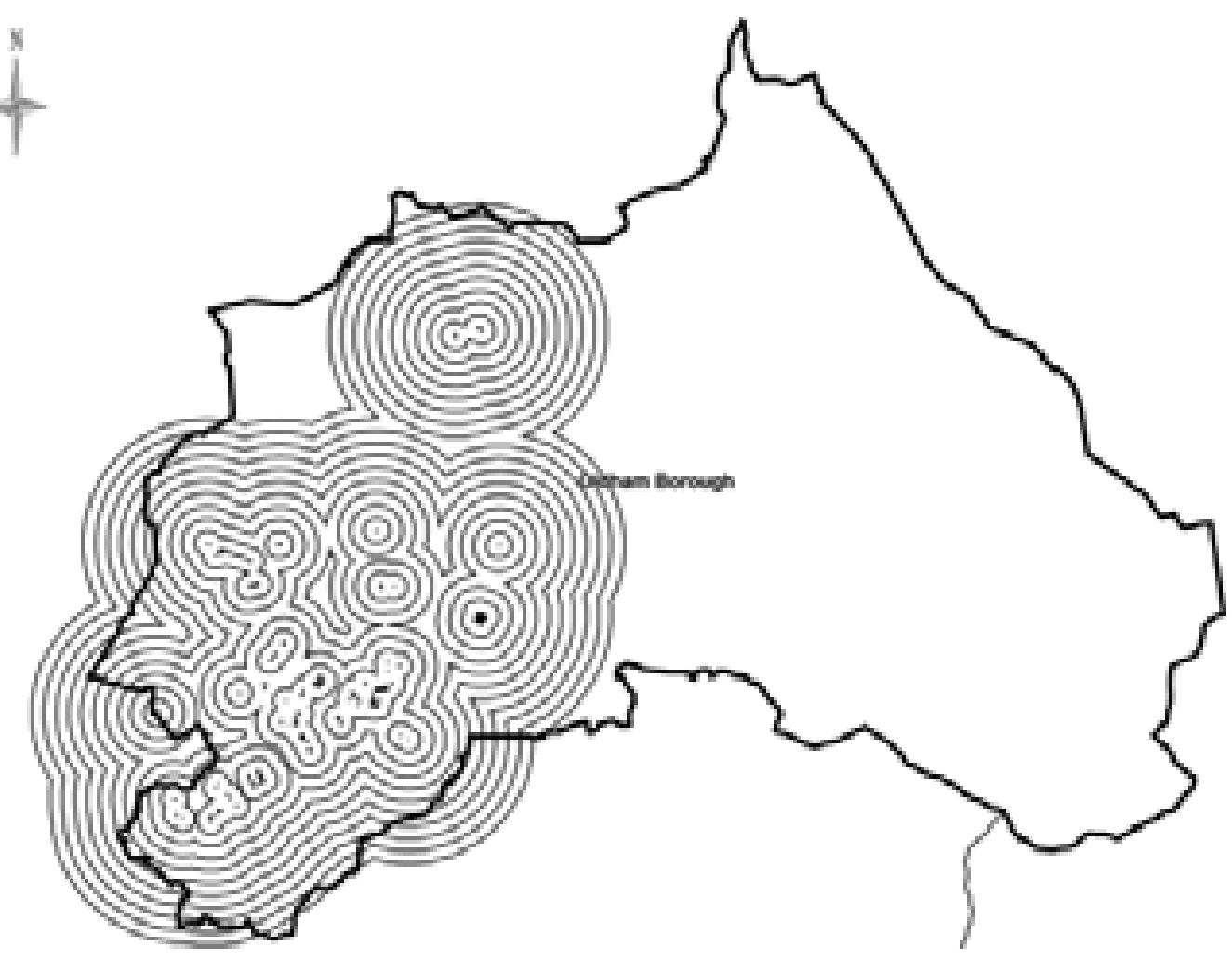 Figure 1 - The Effects of'Alley-Gating'In An English Town