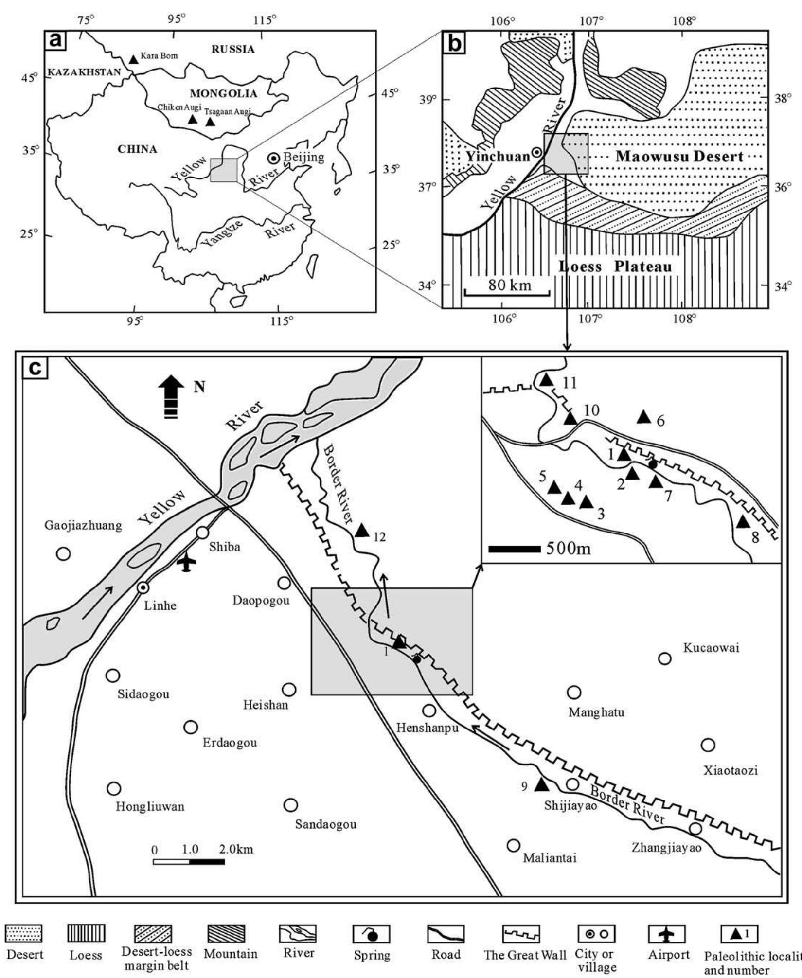 Figure 1 - from The Shuidonggou site complex: new