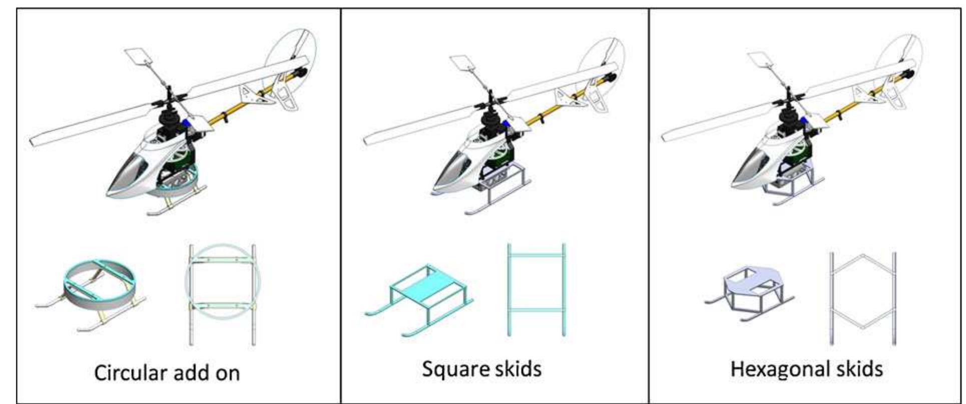 Skid designs and add ons figure 4 depicts three different