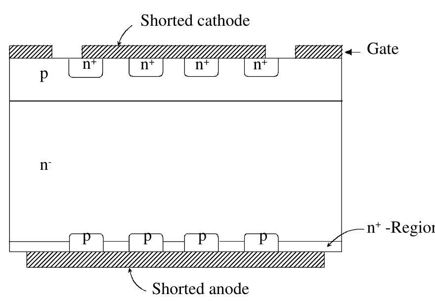 13 cross section showing integrated cathode and anode