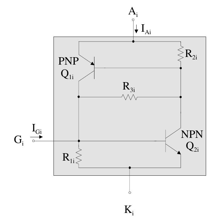 29 a two-transistor, three-resistor model for scrs and gtos.