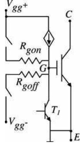 15 schematic circuit of an igbt gate-drive circuit.