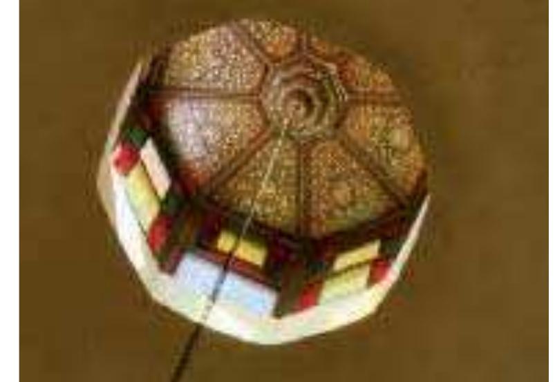 Dome with lantern in hammam ammouneh, damascus wooden