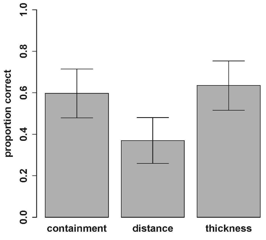 Mean proportions correct for each diagram type for the