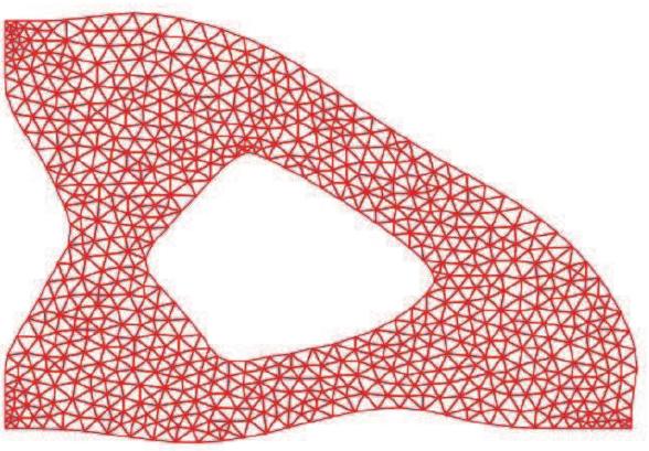 Shape optimization of both the inside and out frame boundary